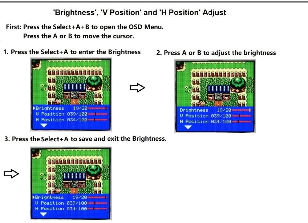 Retro Pixel IPS Q5 Game Boy Color Nintendo GBC Plus Extra Mods - Etsy