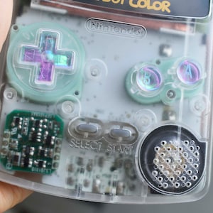 Retro Pixel IPS Q5 Game Boy Color Nintendo GBC Plus Extra Mods Clear ...