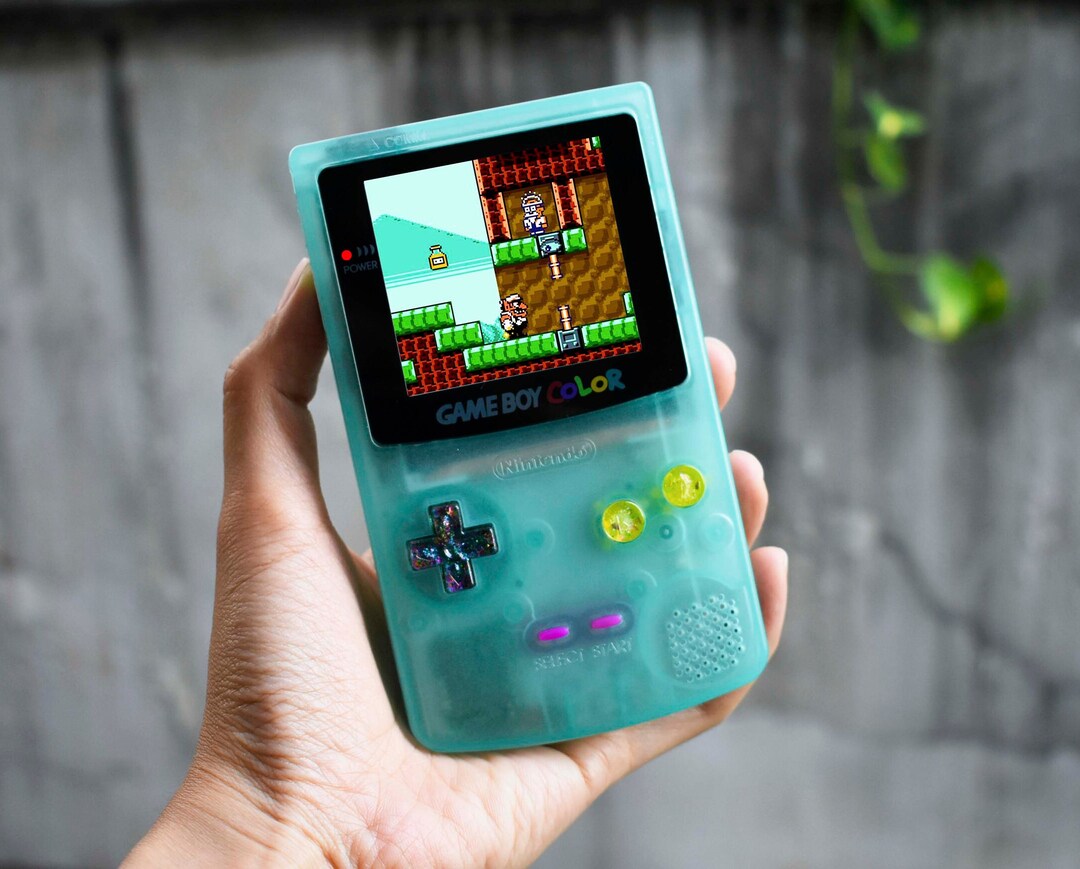Retro Pixel IPS Q5 Game Boy Color Nintendo GBC Plus Extra Mods ...