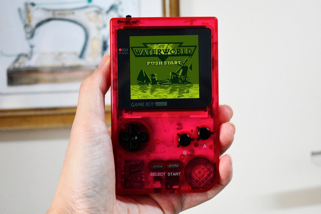 Game Boy Pocket IPS OSD Nintendo GBP Clear Fuchsia Red - Etsy