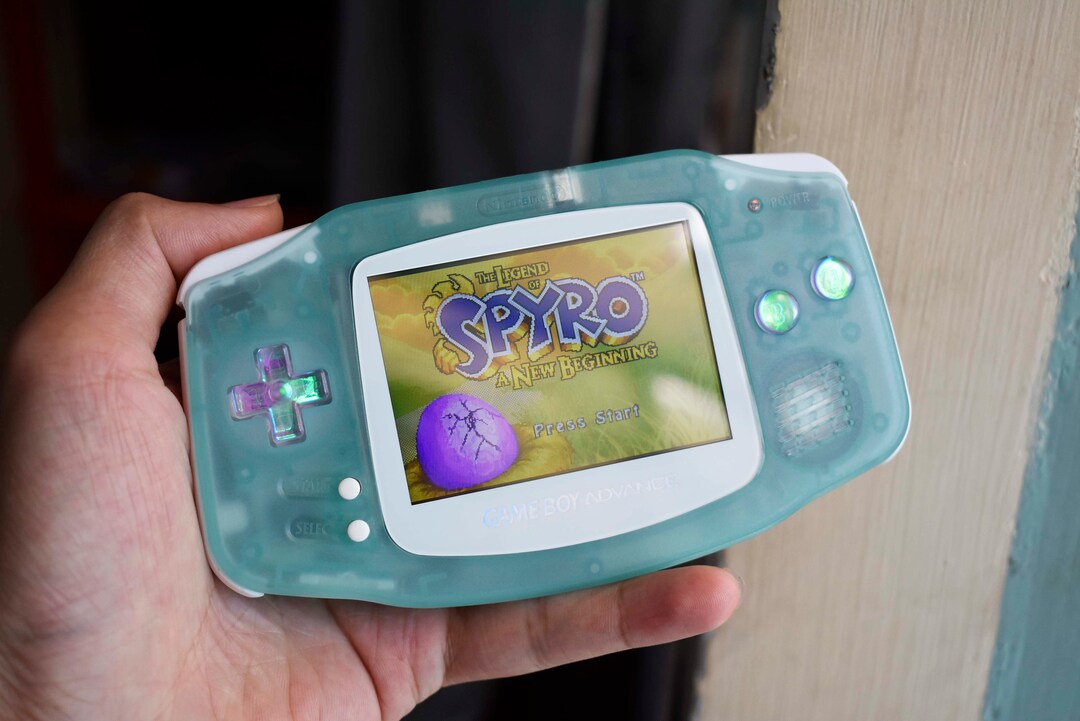 Extra Mods and IPS Backlit LCD GBA Mod Nintendo Gameboy Advance Glow in ...