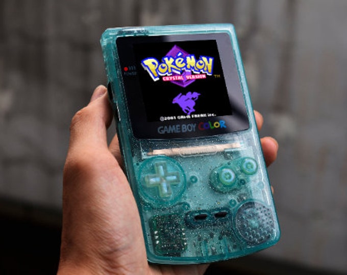 Retro Pixel IPS Q5 Game Boy Color Nintendo GBC Plus Extra Mods Crystal ...