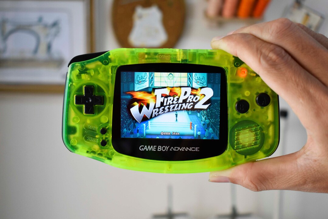 Extra Mods and IPS Backlit LCD GBA Mod Nintendo Gameboy Advance Neon ...