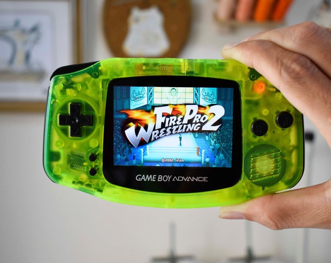 Extra Mods and IPS Backlit LCD GBA Mod Nintendo Gameboy Advance Neon ...