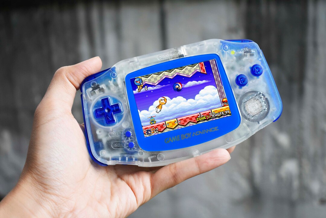 Extra Mods and IPS Backlit LCD GBA Mod Nintendo Gameboy Advance Clear ...