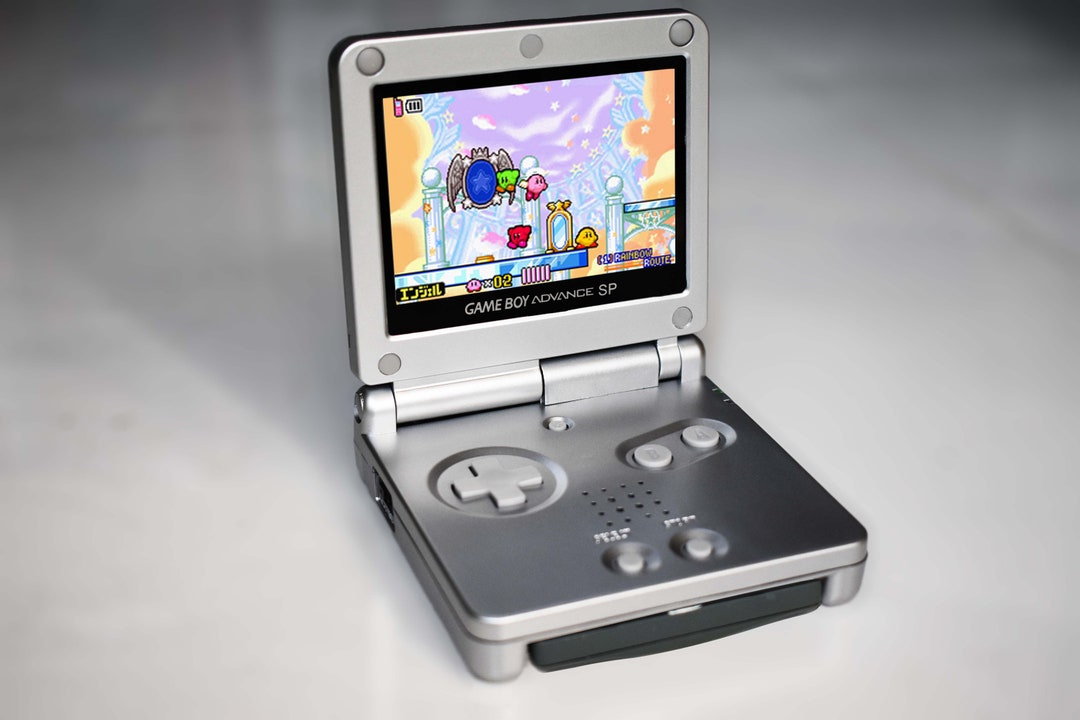 Backlit IPS Gbasp Mod Nintendo Gameboy Advance SP Silver Glass - Etsy
