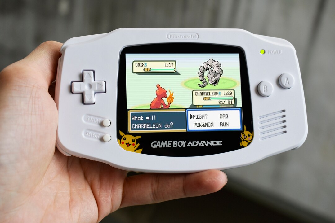 Extra Mods and IPS Backlit LCD GBA Mod Nintendo Gameboy Advance Pure ...