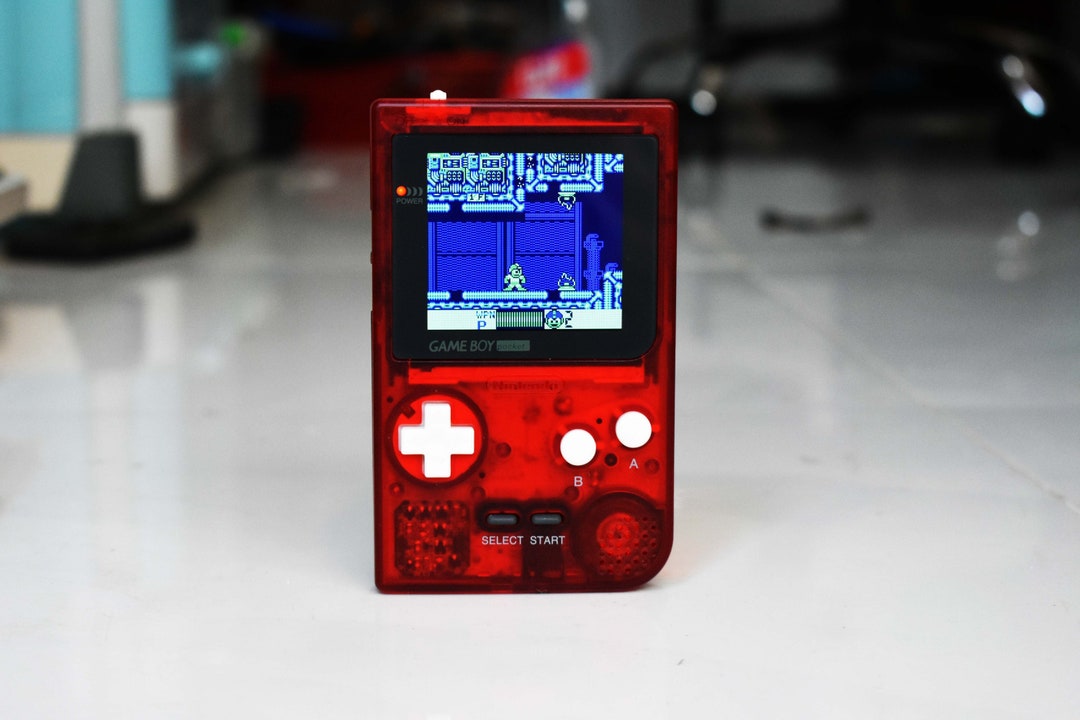 Game Boy Pocket IPS OSD Nintendo GBP Clear Red - Etsy Österreich
