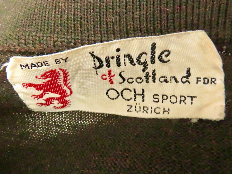 Modernist Original 60's Pringle Sports Knit, Reinforced Fine Weighted ...