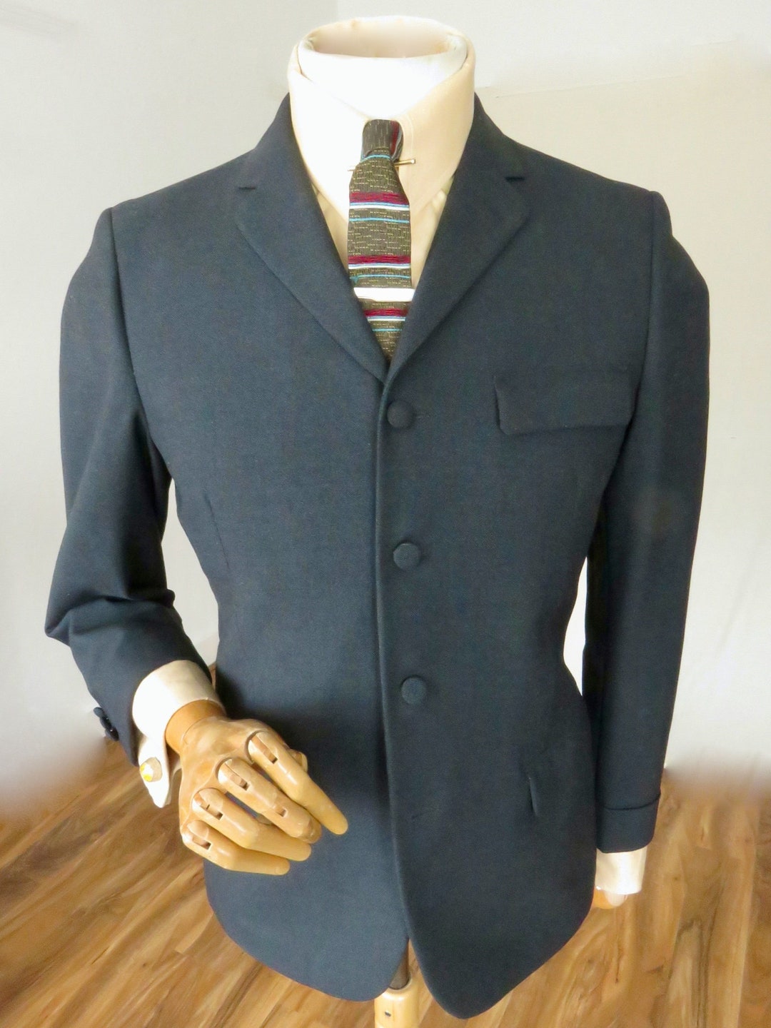 Unworn Original 60's Scandinavian Wool Worsted Mixture 4 Covered ...