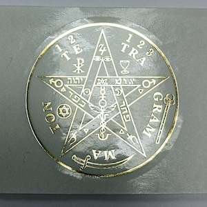 NEW Tetragrammaton Model 1 Bright Gold Labels Magic Esoteric Protection ...