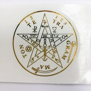 NEW Tetragrammaton Model 1 Bright Gold Labels Magic Esoteric Protection ...