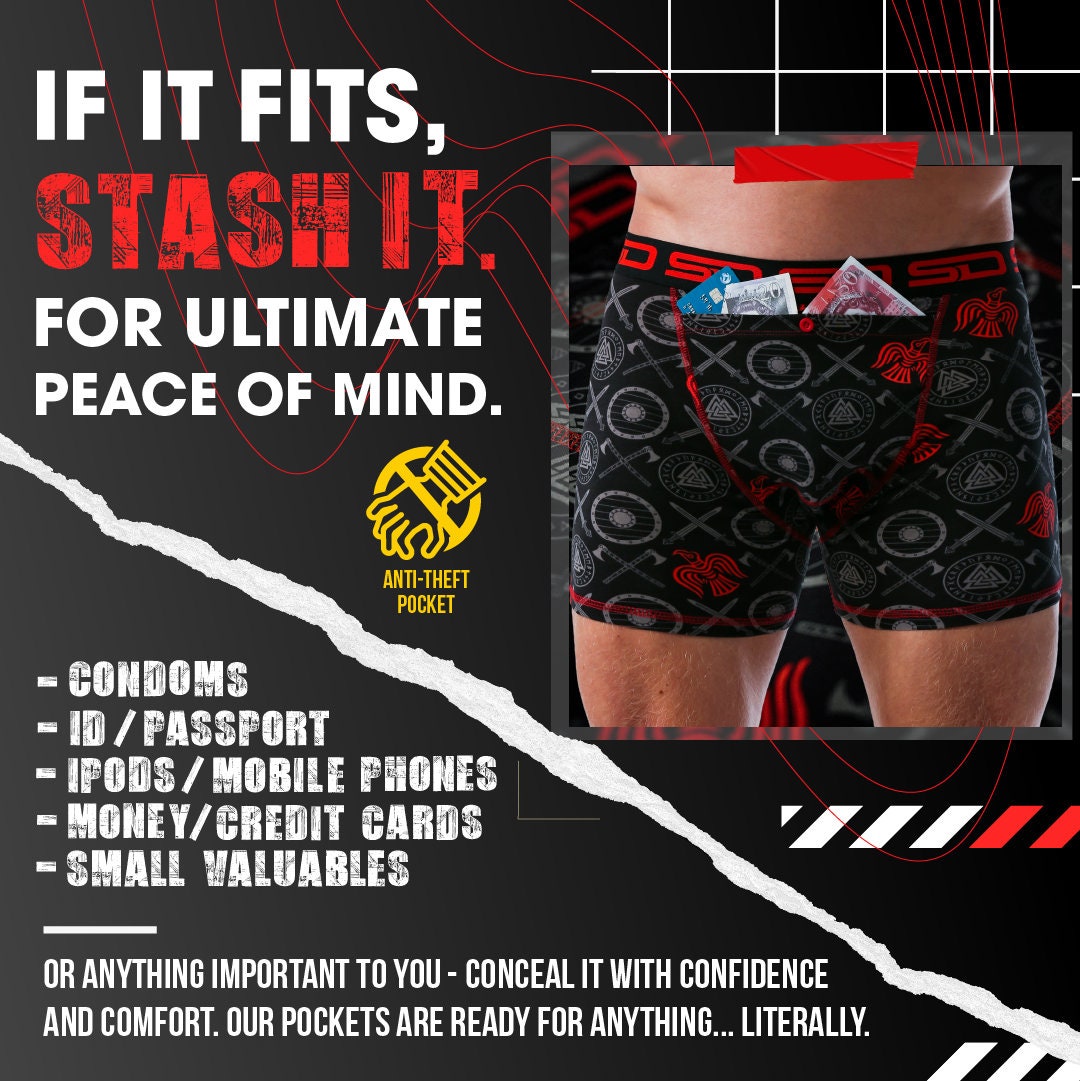 Viking Smuggling Duds Stash Boxers, Boxer Brief Shorts - Etsy