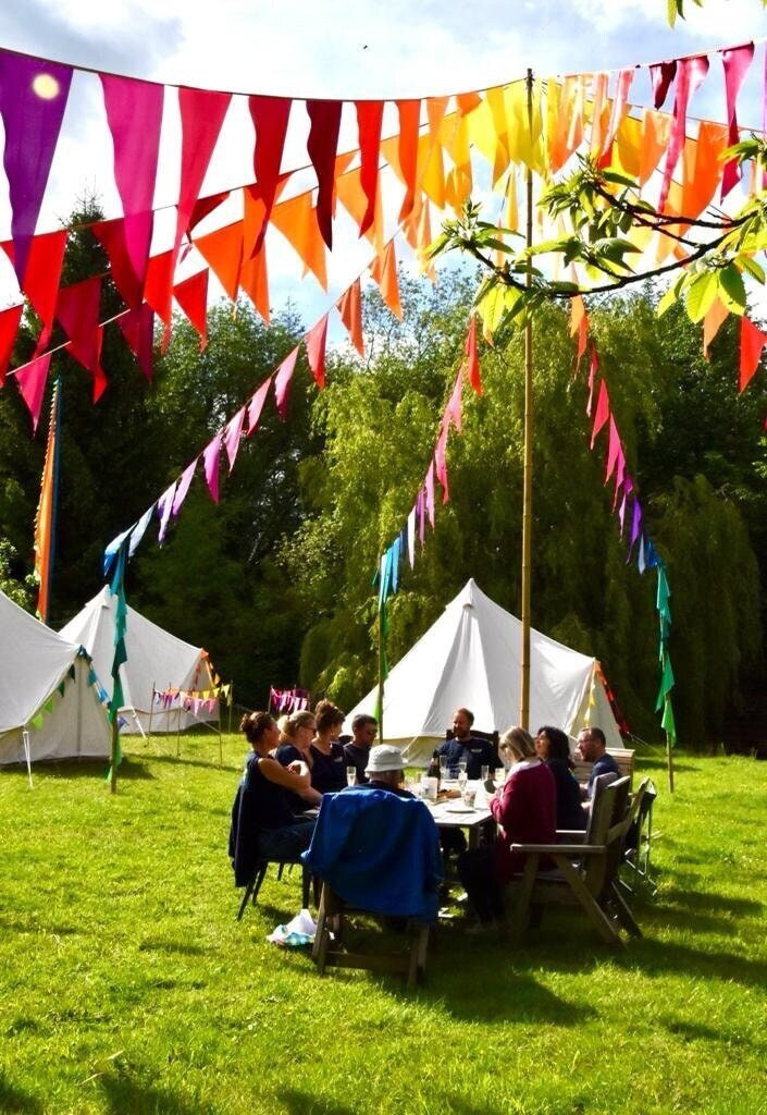 Oversized Satin Bunting 10m Festive Rainbow for Parties, Weddings - Etsy