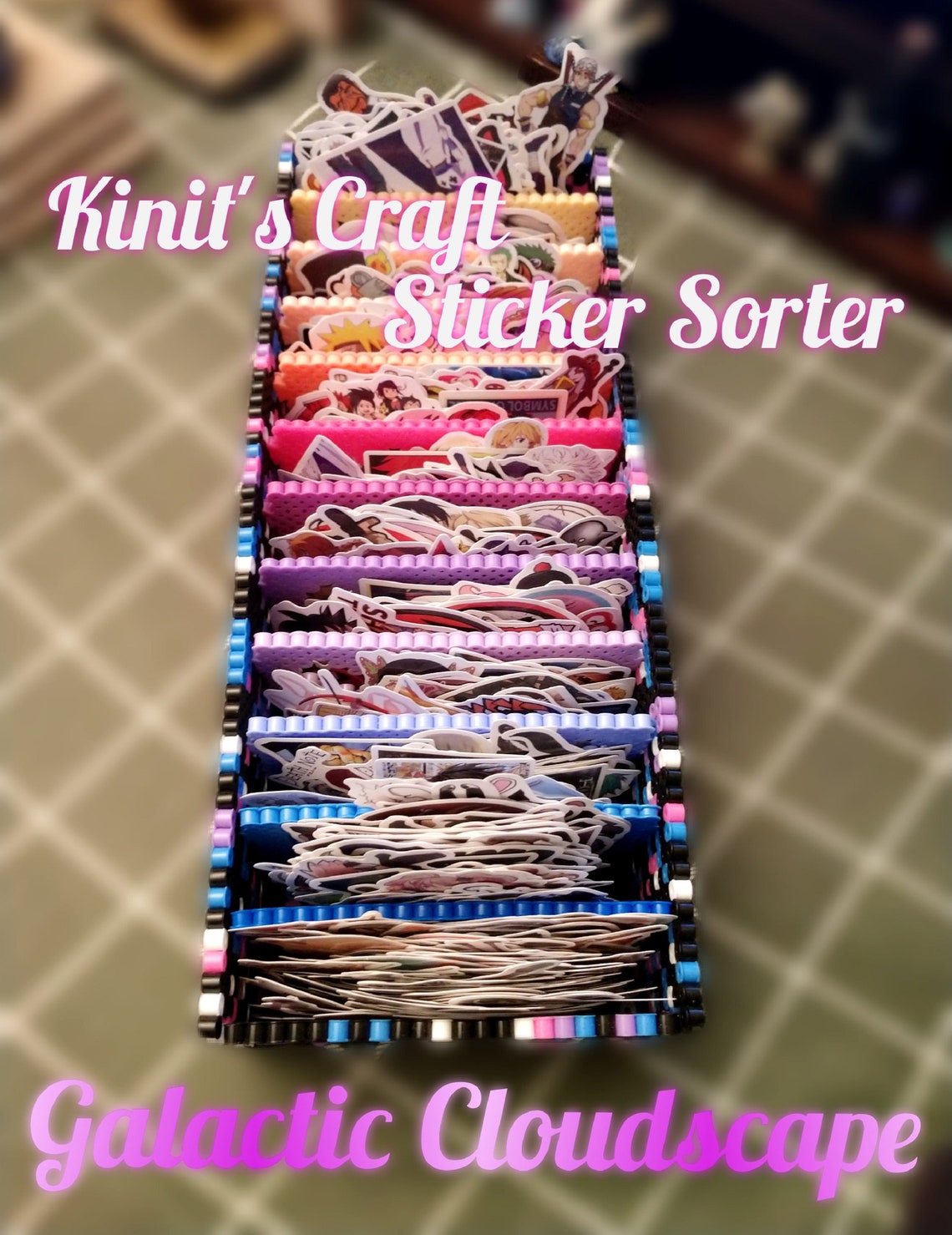 Perler Sticker Sorter: Galactic Cloudscape - Etsy