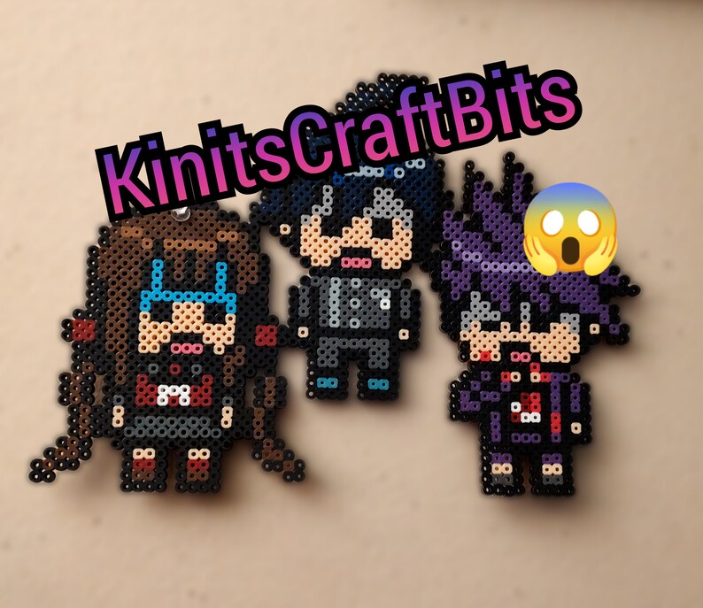 DESPAIR SPRITE MAKI! Danganronpa Custom Perler Art! - Etsy