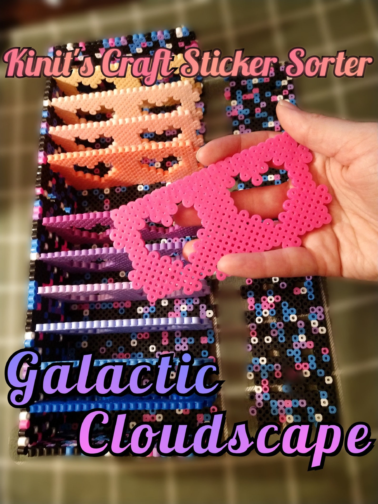 Perler Sticker Sorter: Galactic Cloudscape - Etsy