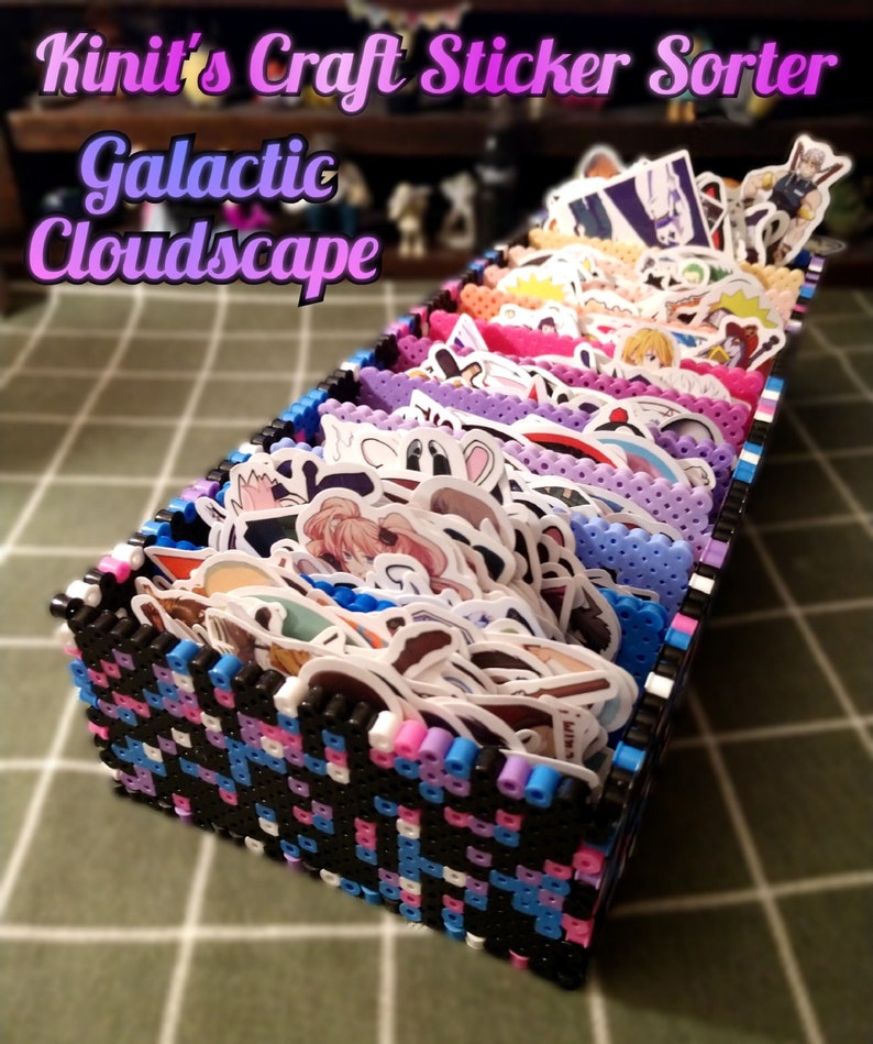 Perler Sticker Sorter: Galactic Cloudscape - Etsy