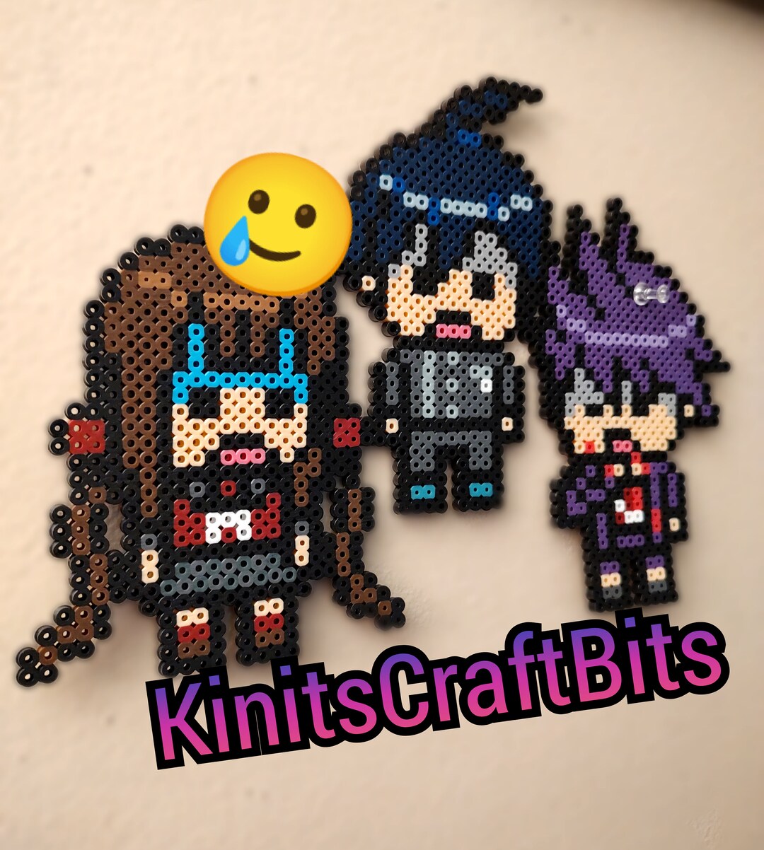 DESPAIR SPRITE MAKI! Danganronpa Custom Perler Art! - Etsy