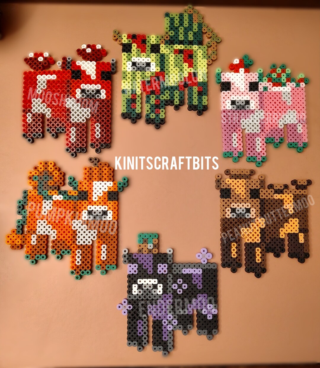 CUSTOM MOOS! Minecraft-inspired Custom Cow Designs! - Etsy