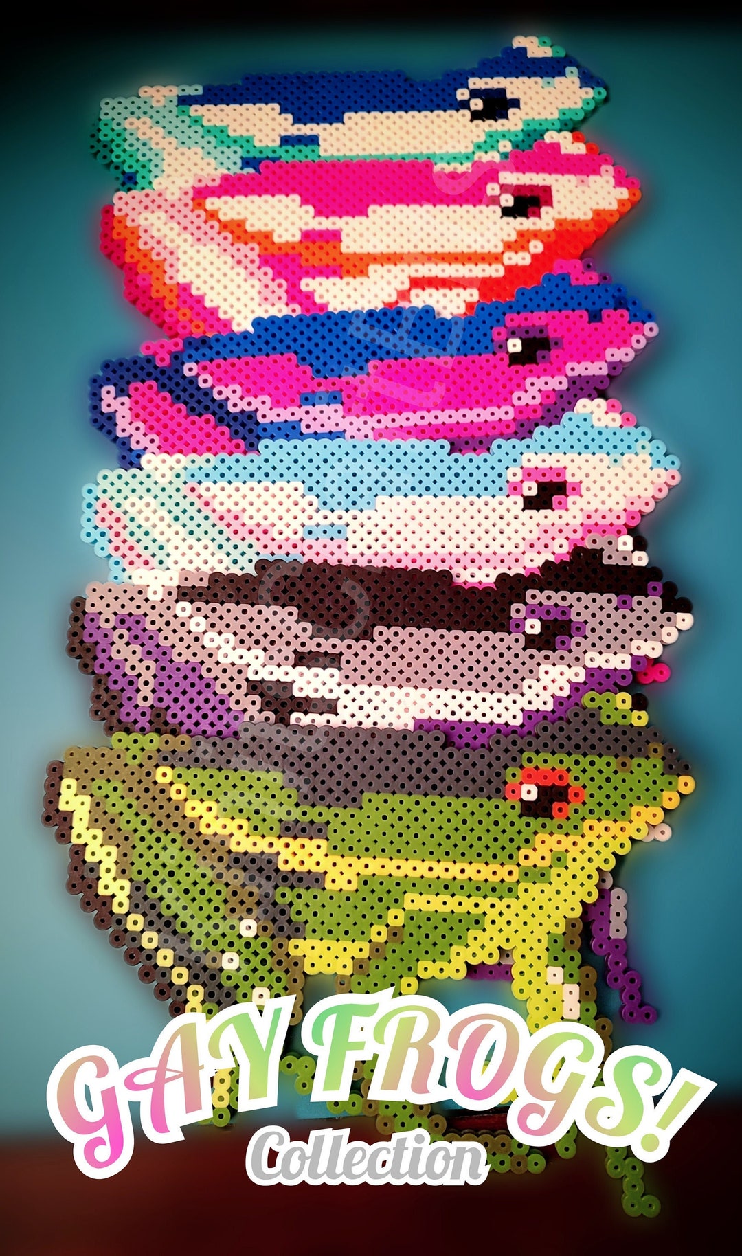 GAY FROGS!! Photo-realistic Pixel Frogs in Green, Gay (male), Lesbian ...