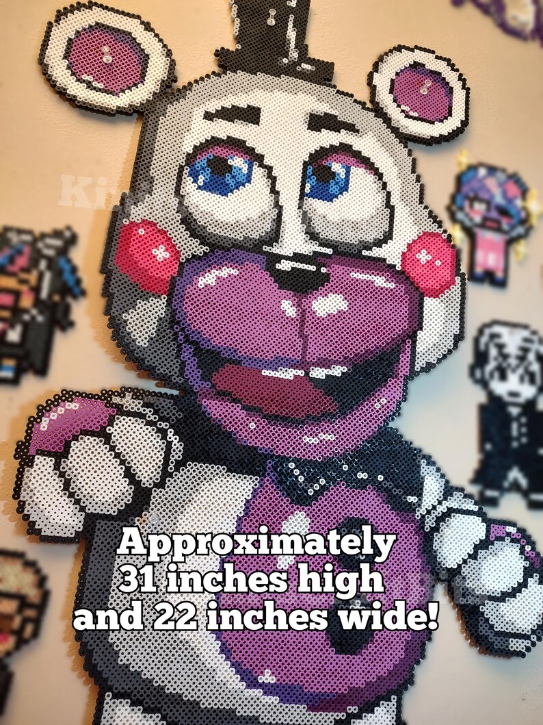 GIANT HELPY! Five Nights at Freddy's Inspired Pixel Art Giant-sized ...