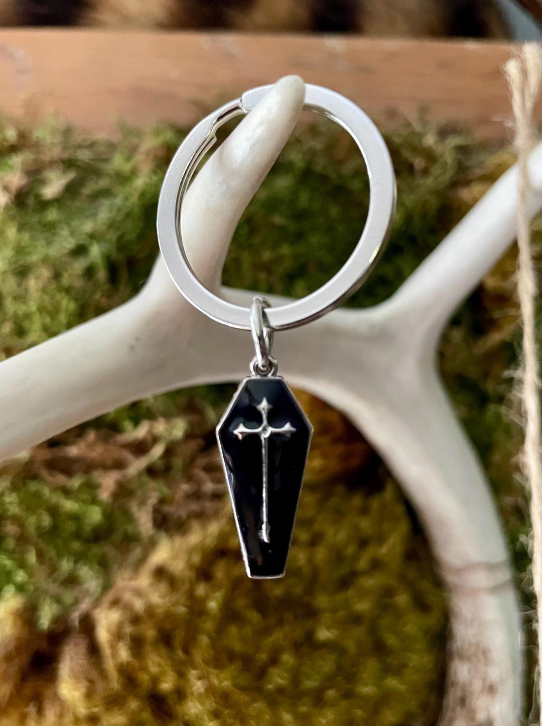Coffin Ring Key Chain - Etsy