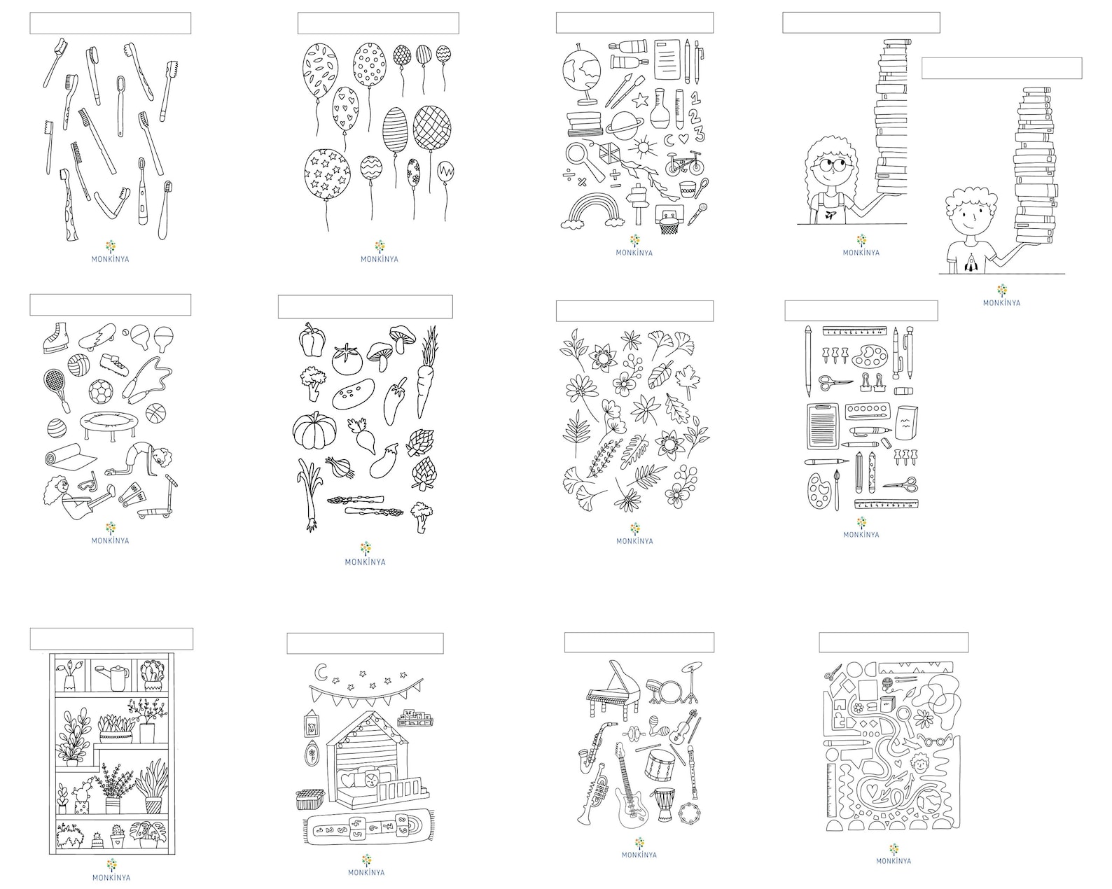 Habit Tracker - Coloring Pages for Kids & Teens - Routine Tracker ...