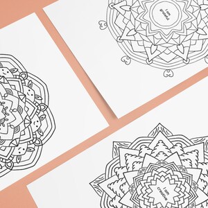 Positive Affirmation Mandalas for Kids (12 Pages) INSTANT DOWNLOAD ...
