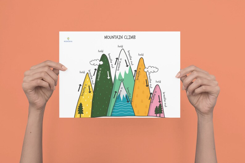 Breathing Exercises for Kids- Digital Product - PDF. Mindfulness for ...