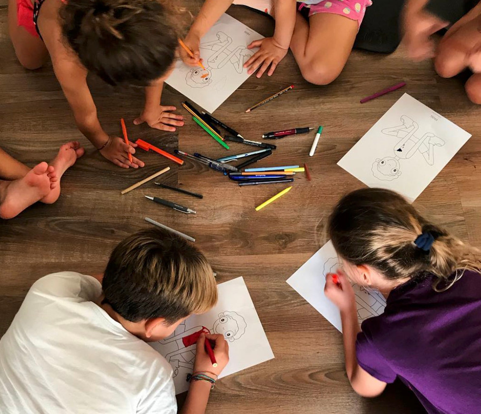 Kids Yoga Coloring Pages - Ready to Print - 10 Mindful Coloring Kids ...