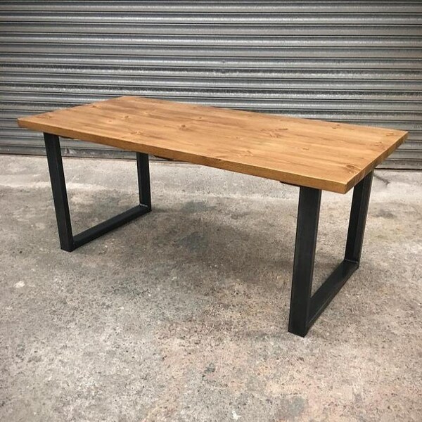 Rustic Dining Table - Etsy UK