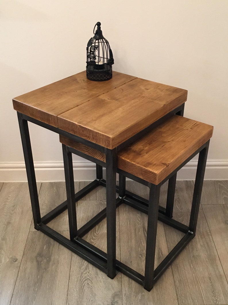 Nest of Tables Nesting Tables FREE DELIVERY - Etsy UK