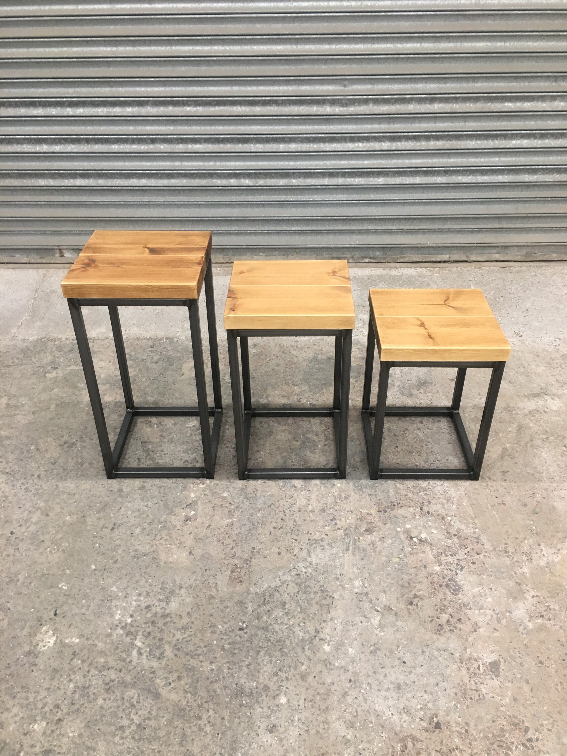 Rustic Side Table - Etsy UK