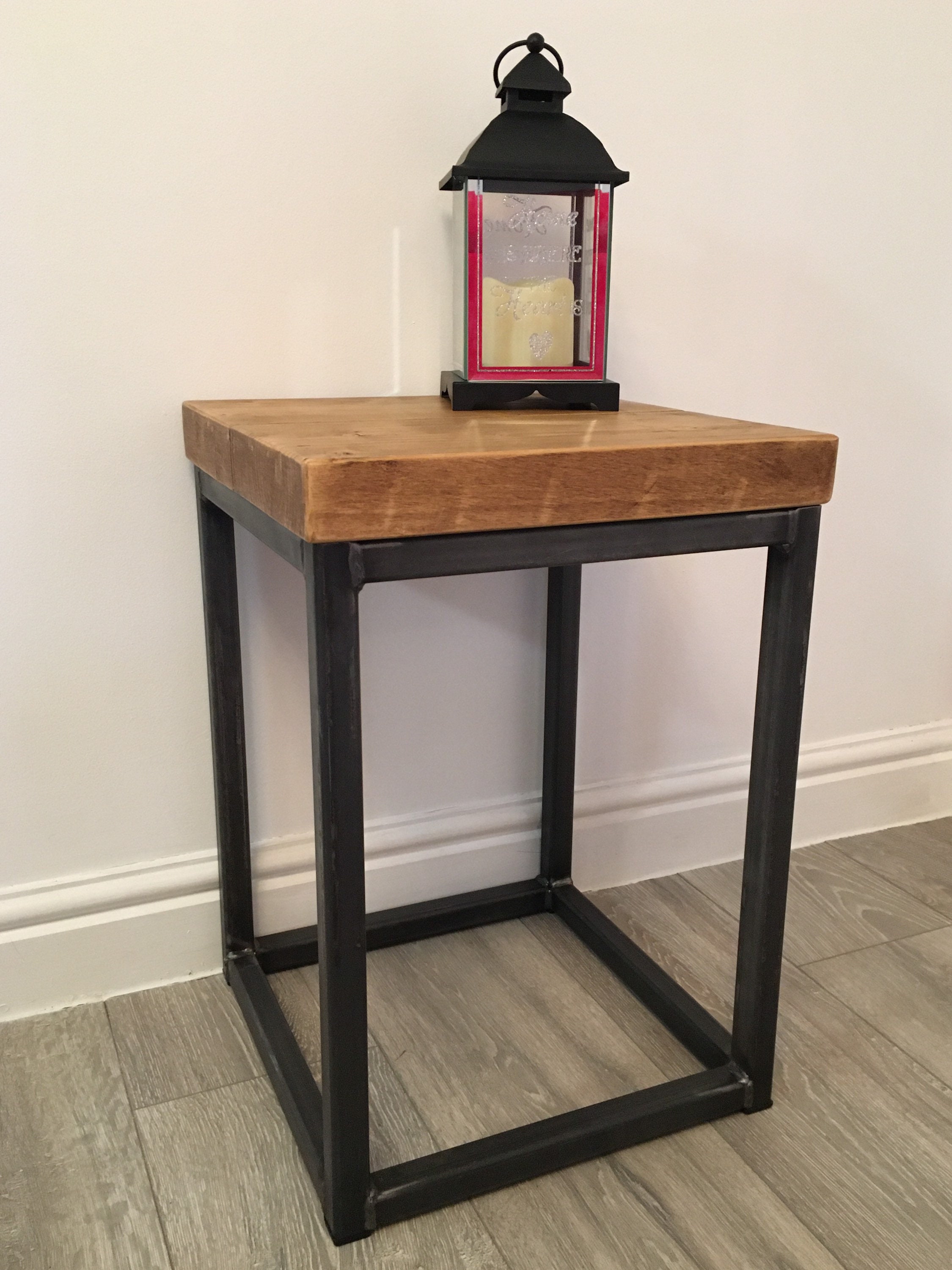 Rustic Side Table - Etsy UK