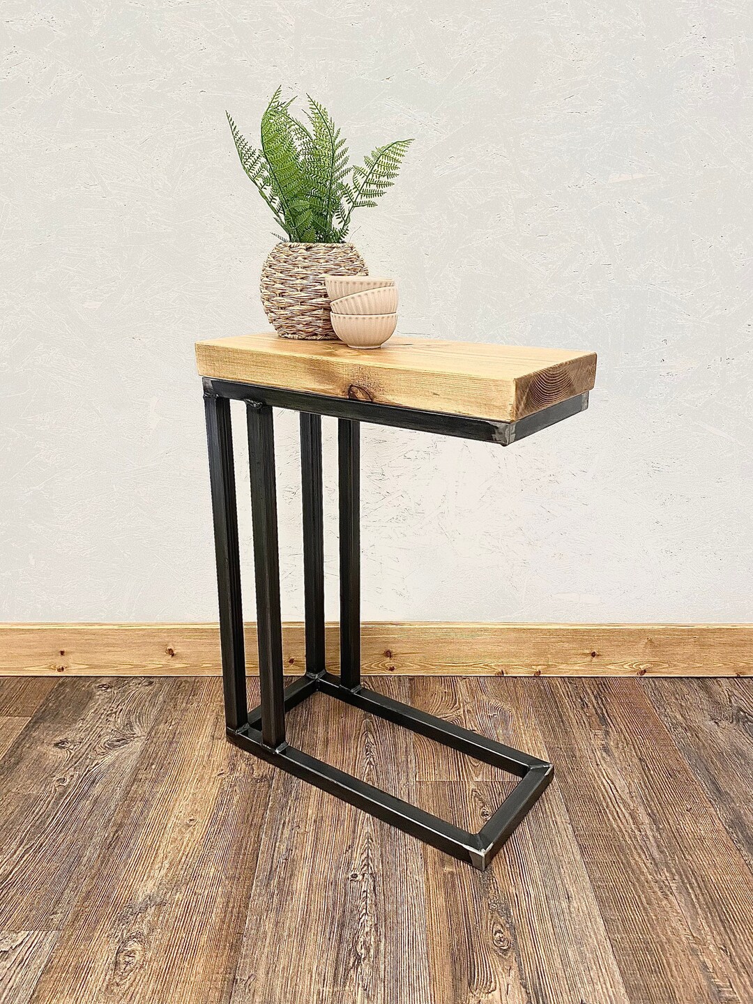 Sofa Table C Shaped Side Table End Table - Etsy