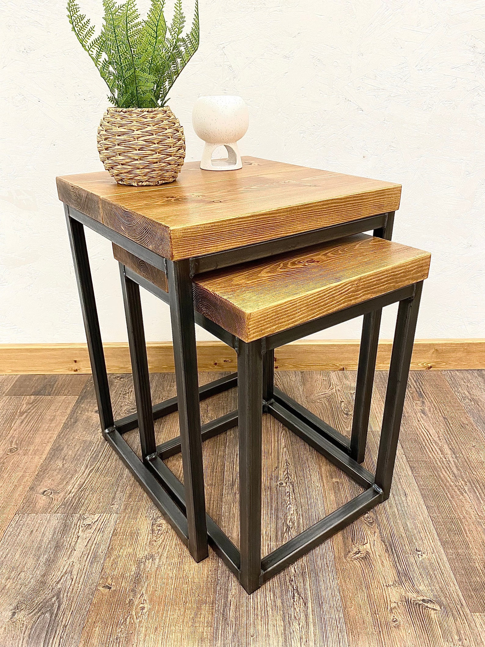 Nest of Tables Nesting Tables FREE DELIVERY - Etsy UK