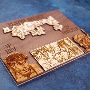 Custom Wooden Street Fighter 2 Menu Screen With Characters You Can Pick ...