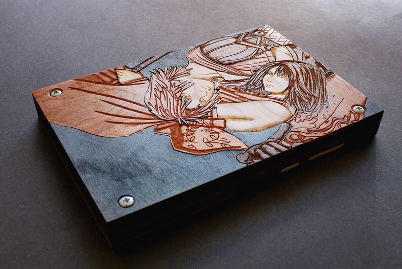 Wooden Final Fantasy X Playstation 2 / PS2 Cartridge - Etsy