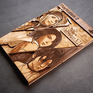 Wooden Final Fantasy X 2 Playstation 2 / PS2 Cartridge - Etsy