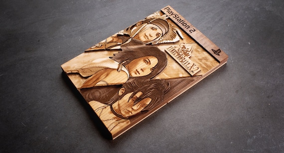 Wooden Final Fantasy X 2 Playstation 2 / PS2 Cartridge | Etsy