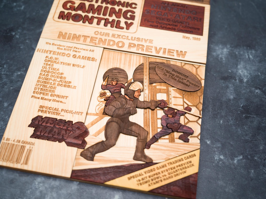 Wooden EGM Magazine Issue 1 - Etsy