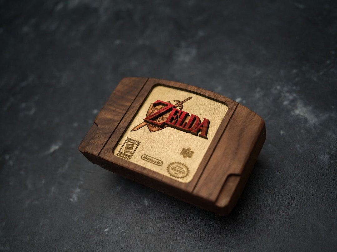 Wooden Zelda Ocarina of Time Nintendo 64 / N64 Cartridge - Etsy