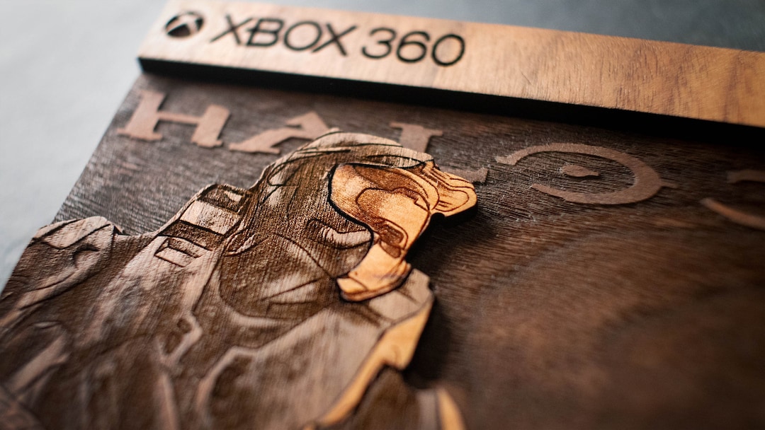 Wooden Halo 3 Xbox 360 Cartridge - Etsy