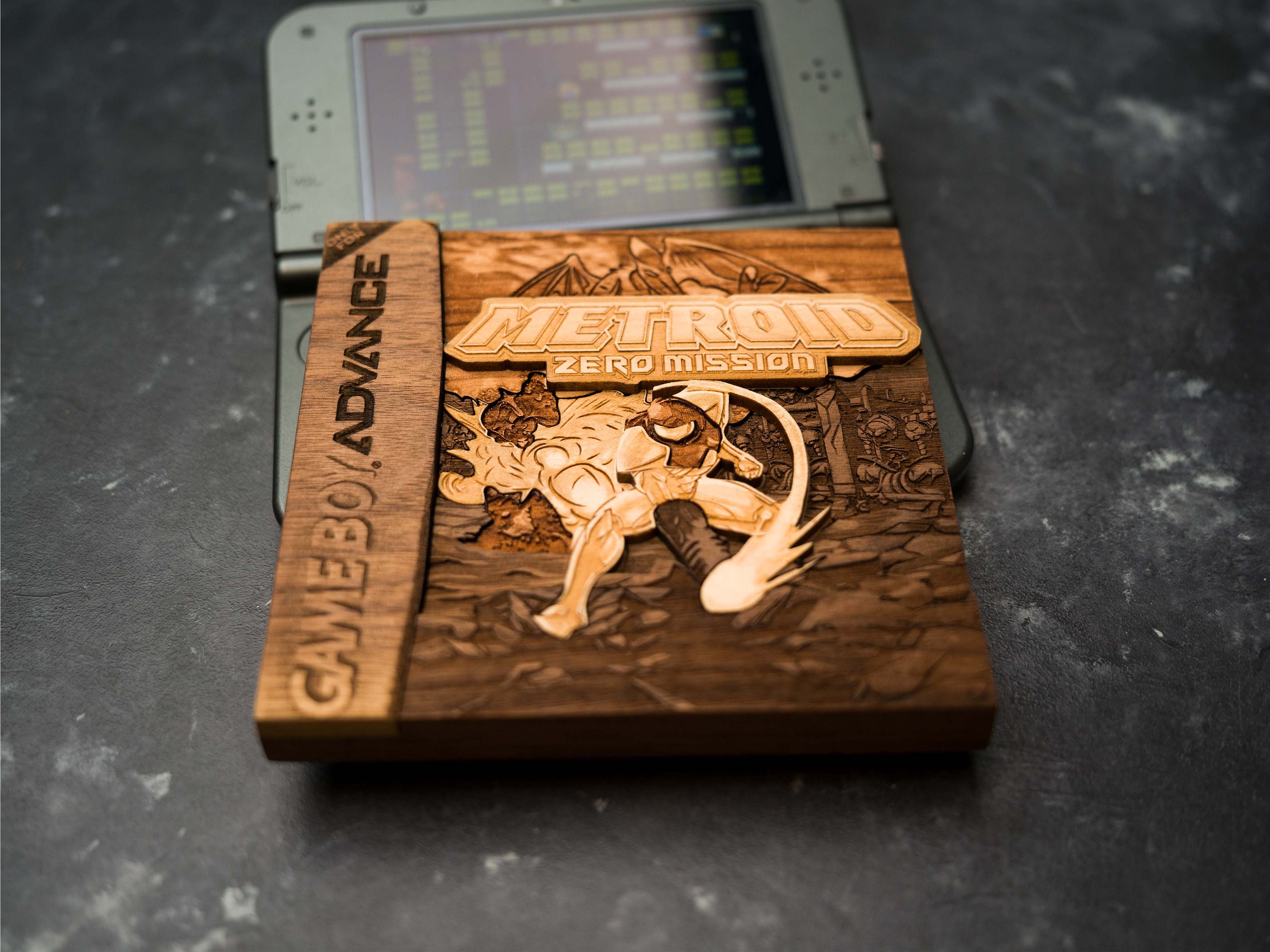 Wooden Metroid Zero Mission Cartridge - Etsy