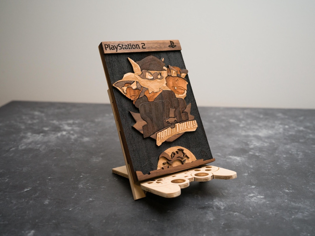 Wooden Sly Cooper 2 Playstation 2 / PS2 Cartridge Replica - Etsy
