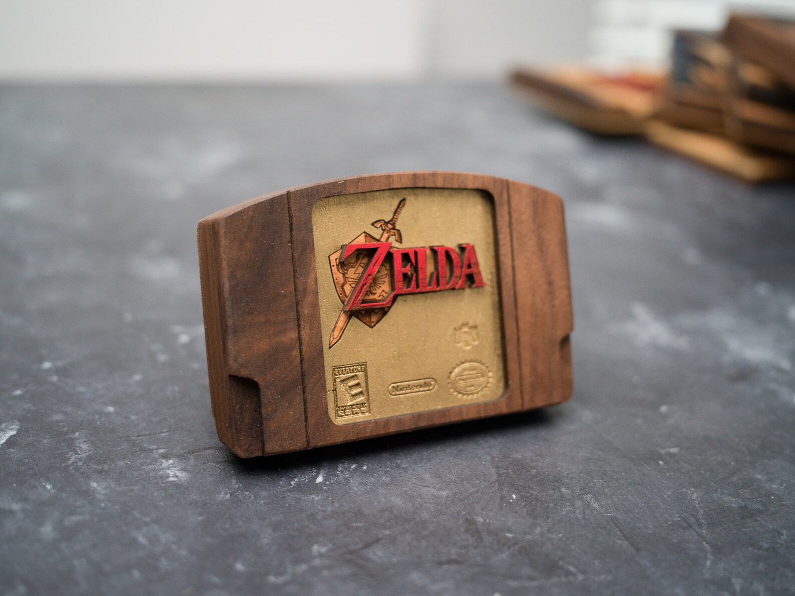 Wooden Zelda Ocarina of Time Nintendo 64 / N64 Cartridge - Etsy