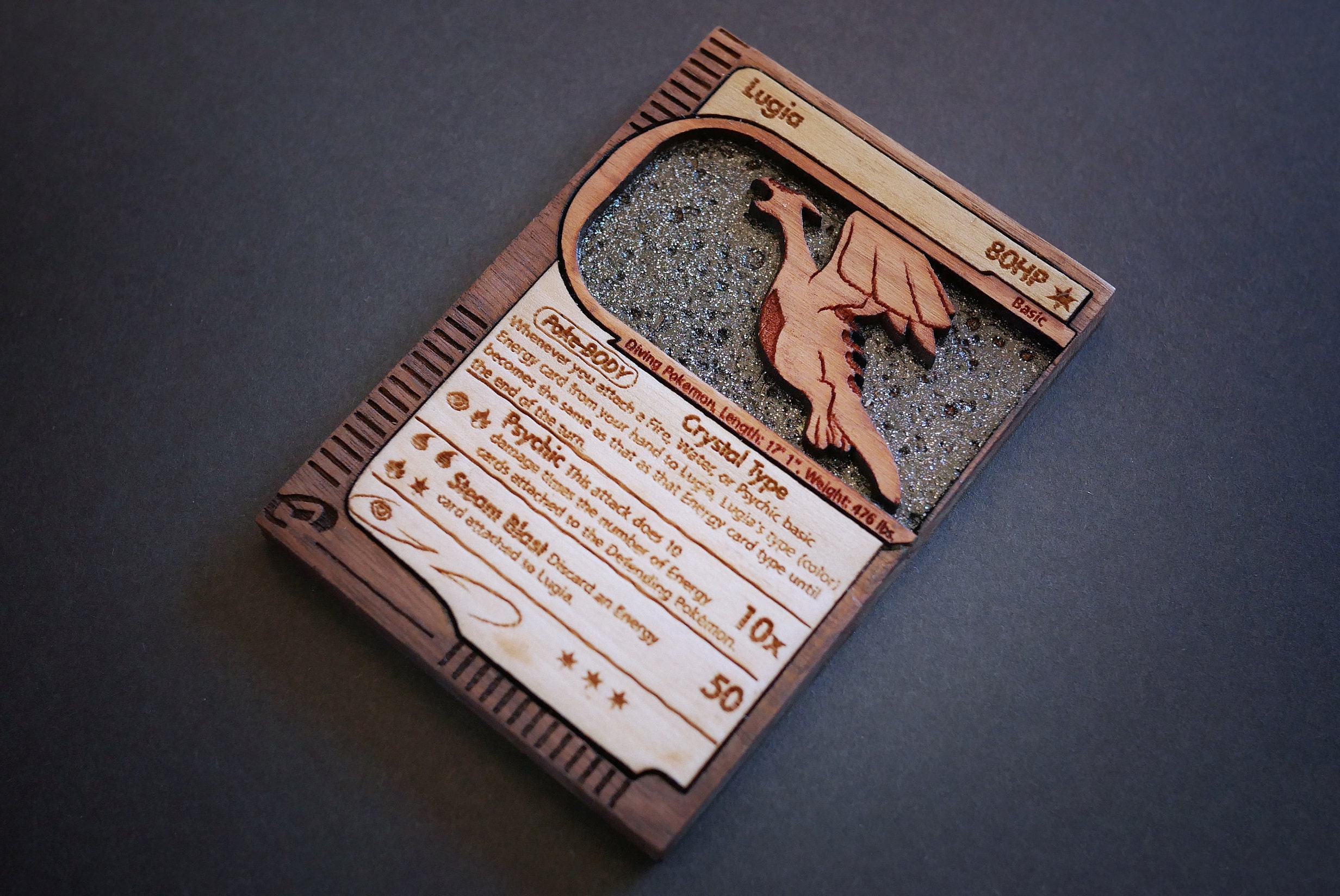 Custom Wooden Pokemon Cards - Etsy