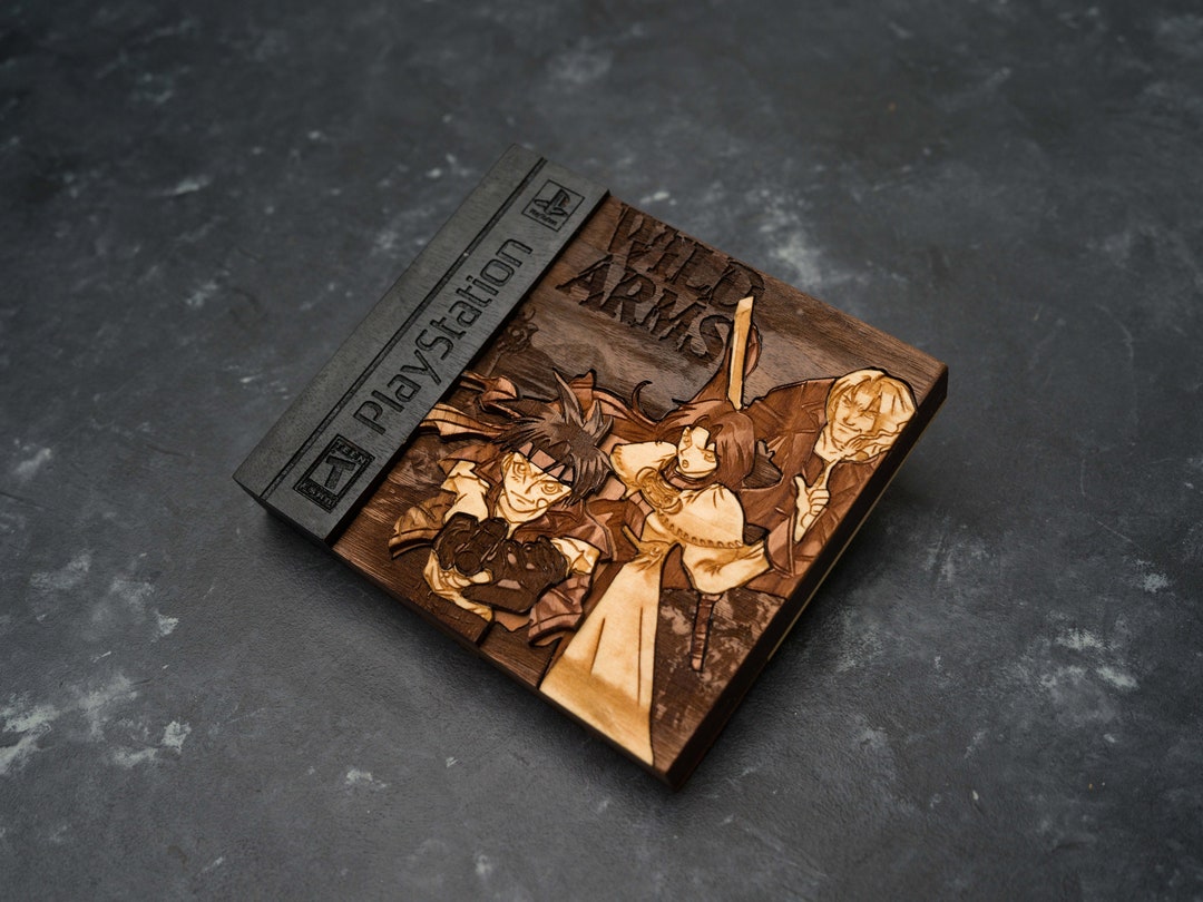 Wooden Wild Arms Playstation Cartridge - Etsy