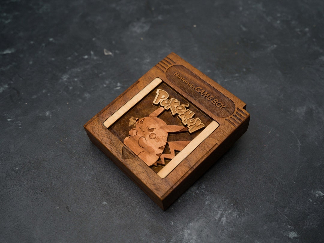 Wooden Pokemon Yellow Gameboy Cartridge Replica - Etsy